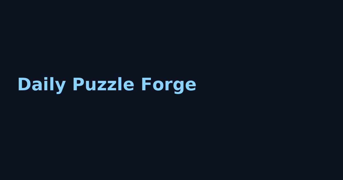 Kakuro — medium (2026-01-01) — Daily Puzzle Forge